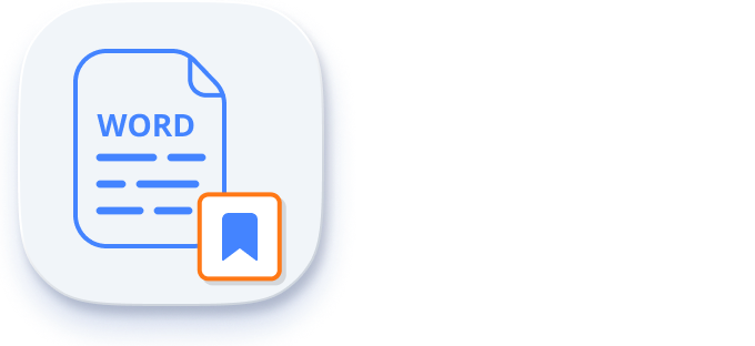 Bookmarks in Angular Word Processor.