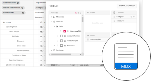 Angular Pivot Table component connecting OLAP cube | Syncfusion