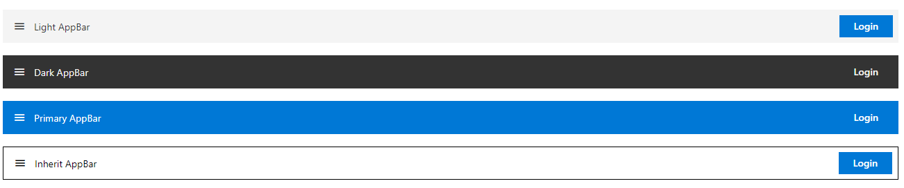 Blazor AppBar Component | Syncfusion
