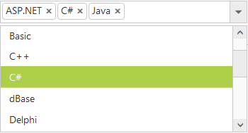 ASP.NET Web Forms DropDown List | Dropdown menu | Syncfusion