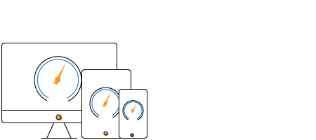 Responsive view in ASP NET Web Forms pivot gauge control