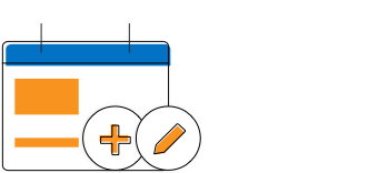 Illustration of inline add and edit capabilities of ASP NET scheduler