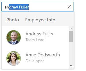 ASP.NET Core AutoComplete | Autosuggest TextBox | Syncfusion