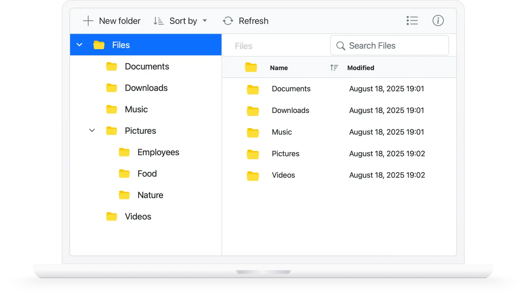 ASP.NET Core File Manager | File Explorer | Syncfusion