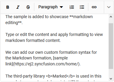 ASP.NET Core Markdown Editor | Advanced Features | Syncfusion
