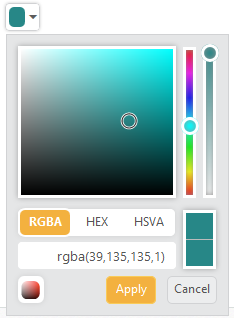 ASP.NET Core (jQuery) Color Picker Control | Syncfusion