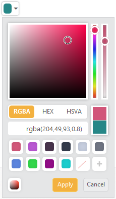 ASP.NET Core (jQuery) Color Picker Control | Syncfusion