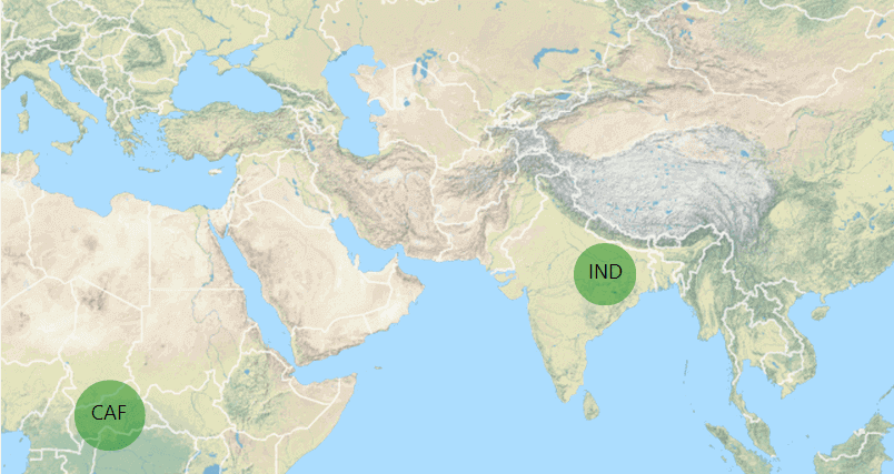 ASP.NET Core Maps Control | Syncfusion