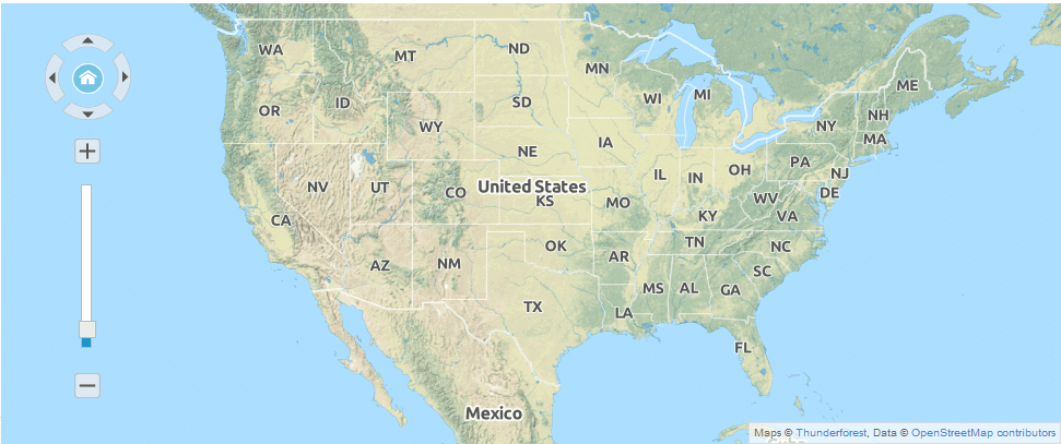 ASP.NET Core Maps Control | Syncfusion