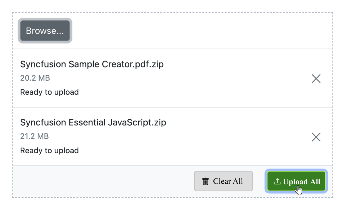 ASP.NET MVC File Upload with customized buttons.