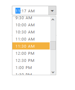 ASP.NET MVC (jQuery) Time Picker Control | Syncfusion