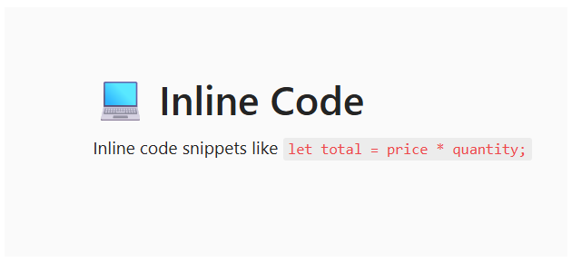 JavaScript Block editor with code content