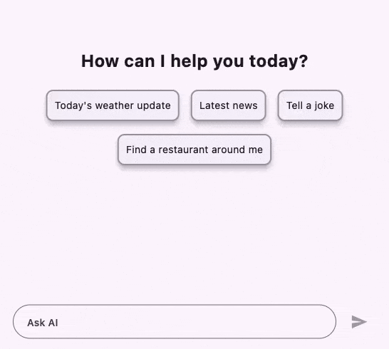 Flutter AI AssistView | Material chat widget | Syncfusion®