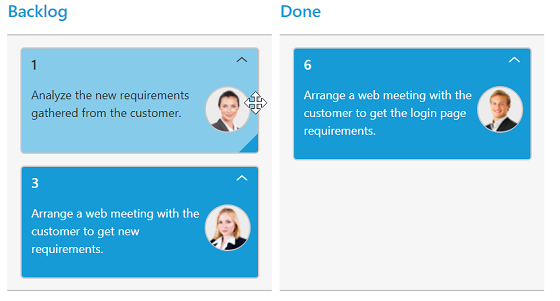 Jquery Kanban Board Control With Swim Lane Syncfusion