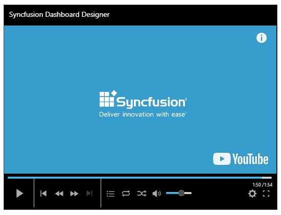 jQuery Media Player Control | Syncfusion
