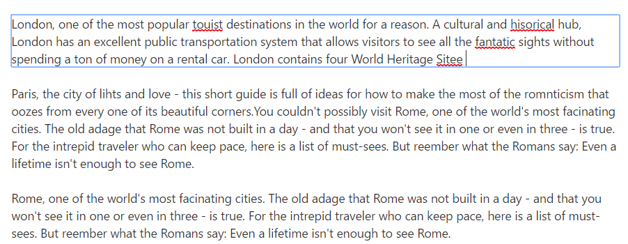 jQuery Spell Checker Control | Custom Word Checker | Syncfusion