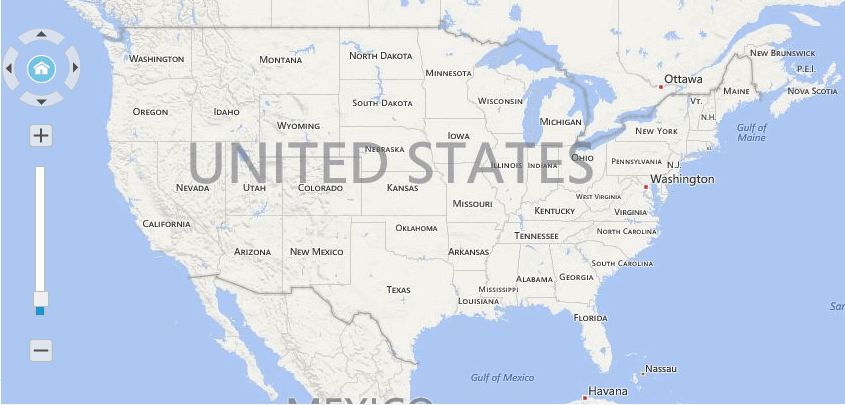jQuery Maps Control | Interactive Maps Widget | Syncfusion