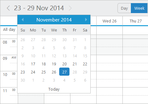 jQuery Scheduler Control | Event Calendar | Syncfusion