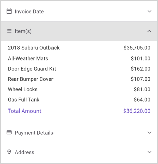 .NET MAUI Accordion | Responsive Collapsible Panels | Syncfusion