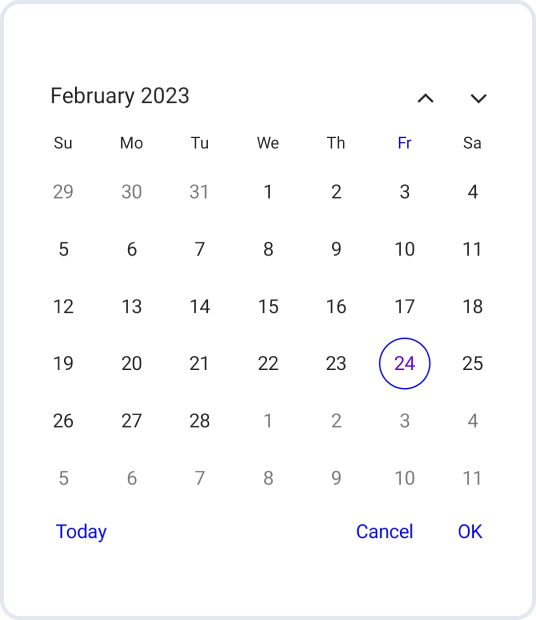 About .NET MAUI Calendar | Date Picker | Syncfusion