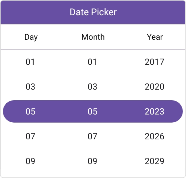 .NET MAUI Date Picker | Simplify Date Selection | Syncfusion®