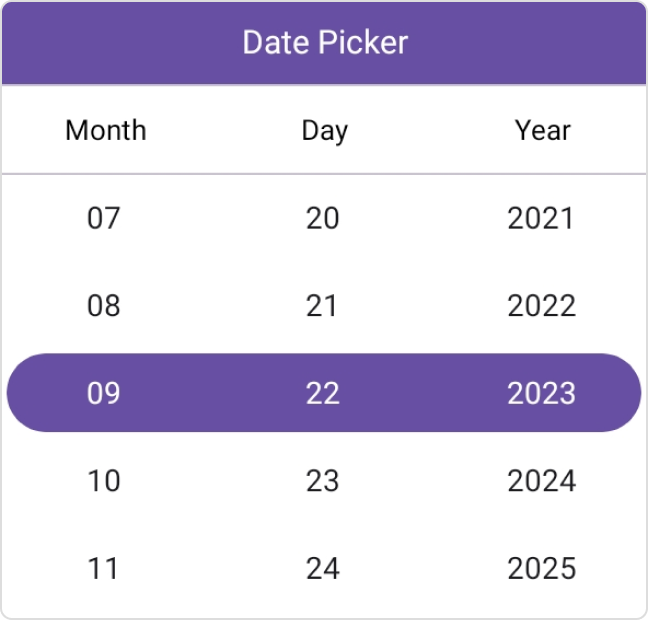 .NET MAUI Date Picker | Simplify Date Selection | Syncfusion®