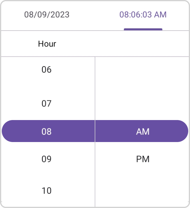 .NET MAUI Date Time Picker | Simplify Date Time Selection | Syncfusion®