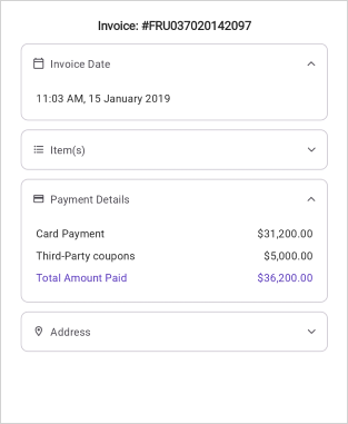 .NET MAUI Expander | Expandable Layout | Syncfusion