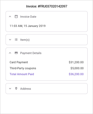 .NET MAUI Expander | Expandable Layout | Syncfusion