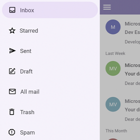 .NET MAUI Navigation Drawer | Sidebar Control | Syncfusion