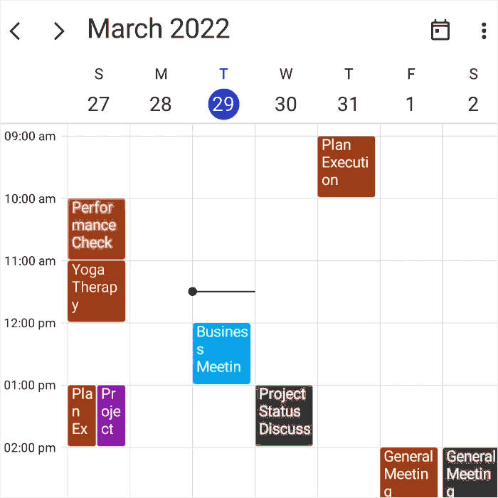 .NET MAUI Scheduler | Schedule and Manage events | Syncfusion