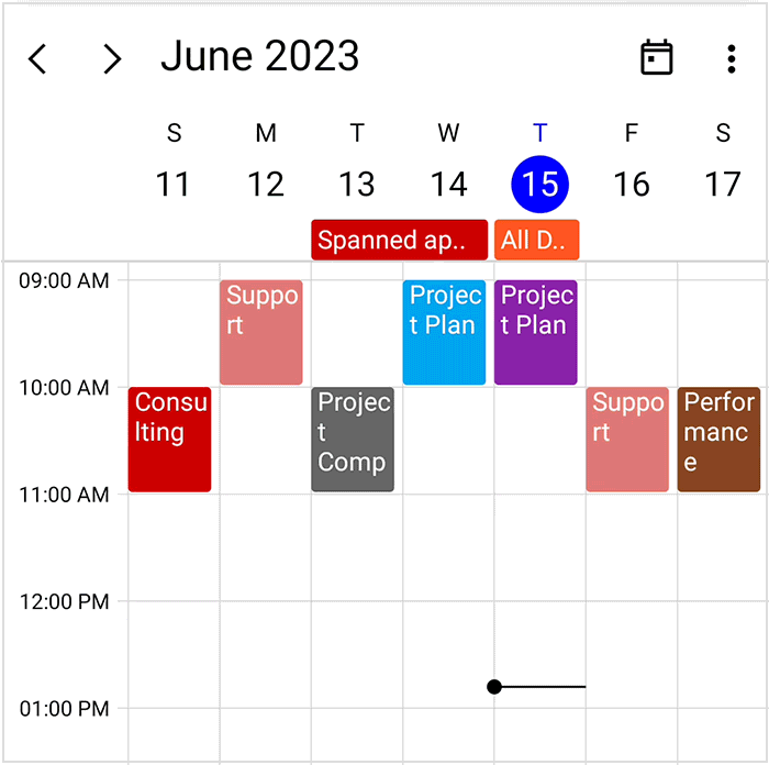 .NET MAUI Scheduler | Schedule and Manage events | Syncfusion