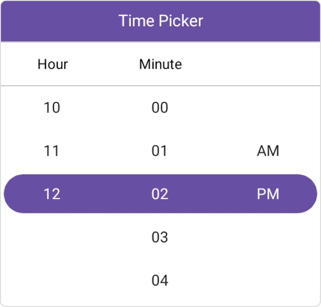 .NET MAUI Time Picker | Interactive Time Picker Control | Syncfusion® .NET MAUI Time Picker | Interactive Time Picker Control | Syncfusion®