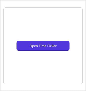 .NET MAUI Time Picker | Interactive Time Picker Control | Syncfusion®