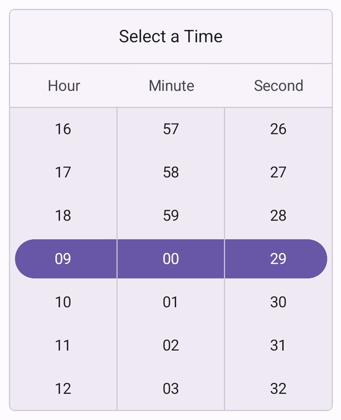 Net Maui Time Picker Interactive Time Picker Control Syncfusion®