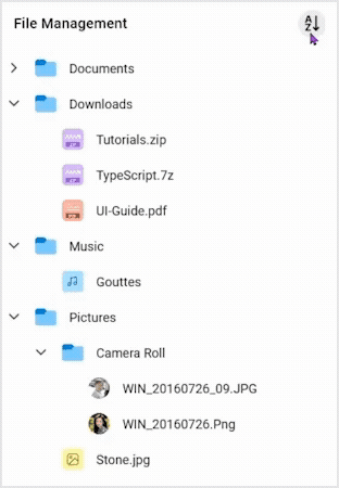 .NET MAUI TreeView | Hierarchical List | Syncfusion®