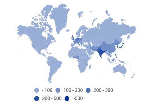 Interactive PHP Maps Control | Syncfusion