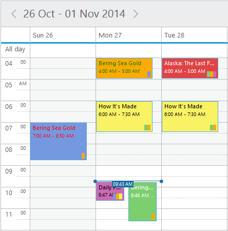 Scheduler Control for PHP | Event Calendar | Syncfusion