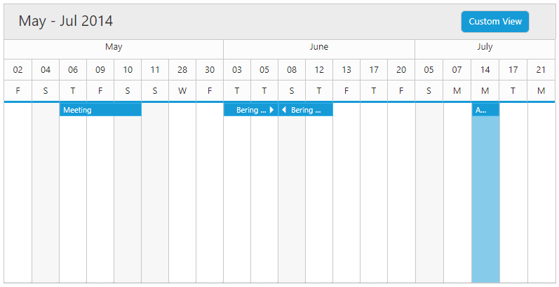 Scheduler Control for PHP | Event Calendar | Syncfusion