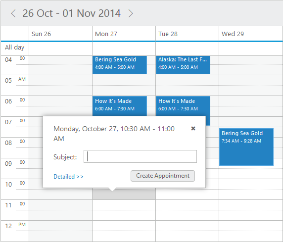 Scheduler Control For Php Event Calendar Syncfusion
