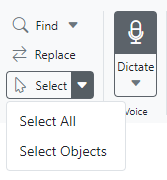 React Ribbon split button item