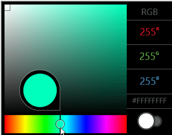 UWP Color Picker Control | Syncfusion