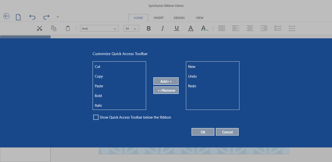 UWP Ribbon Control | Office Ribbon Menu | Syncfusion