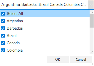 WinForms Multi select ComboBox | Syncfusion