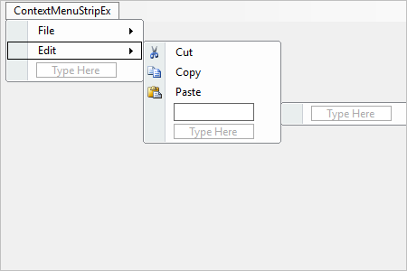 WinForms ContextMenuStrip | Context Menu | Syncfusion