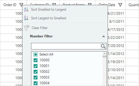 Style | WinForms DataGrid | DataGridView | Syncfusion