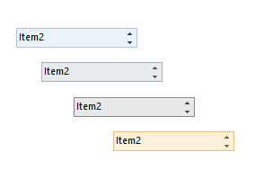 Advanced Domain Up-Down Control for Windows Forms | Syncfusion
