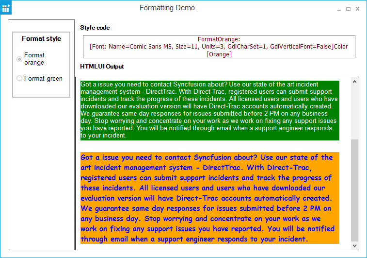 WinForms HTML Viewer | Windows Forms | Syncfusion