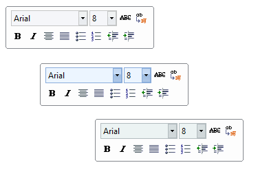 Mini ToolBar Control for Windows Forms | Syncfusion