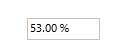 Percent Text Box Control for Windows Forms | Syncfusion